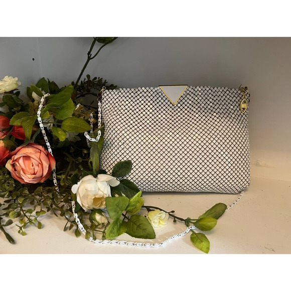 Warren Reed | Bags | Warren Reed Over The Shoulder Black Metal Mesh ...